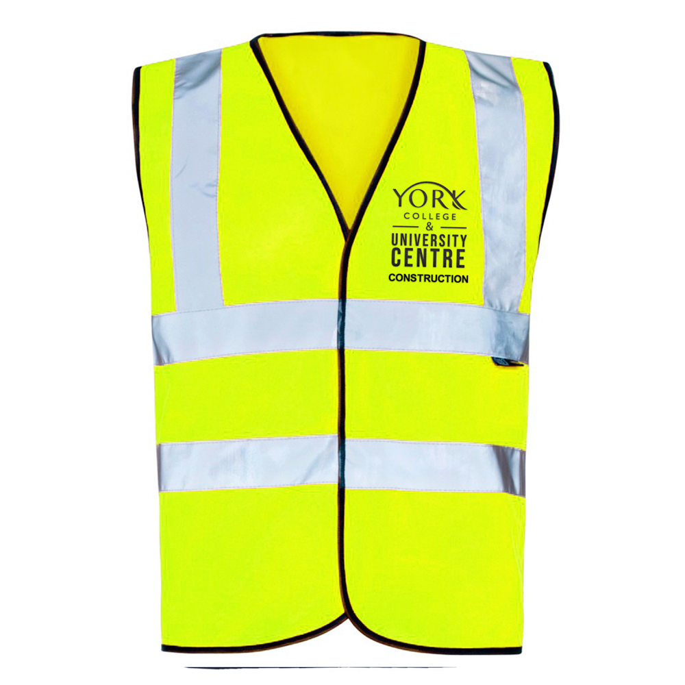 YC Construction Hi-Vis Vest - Get Branded Workwear